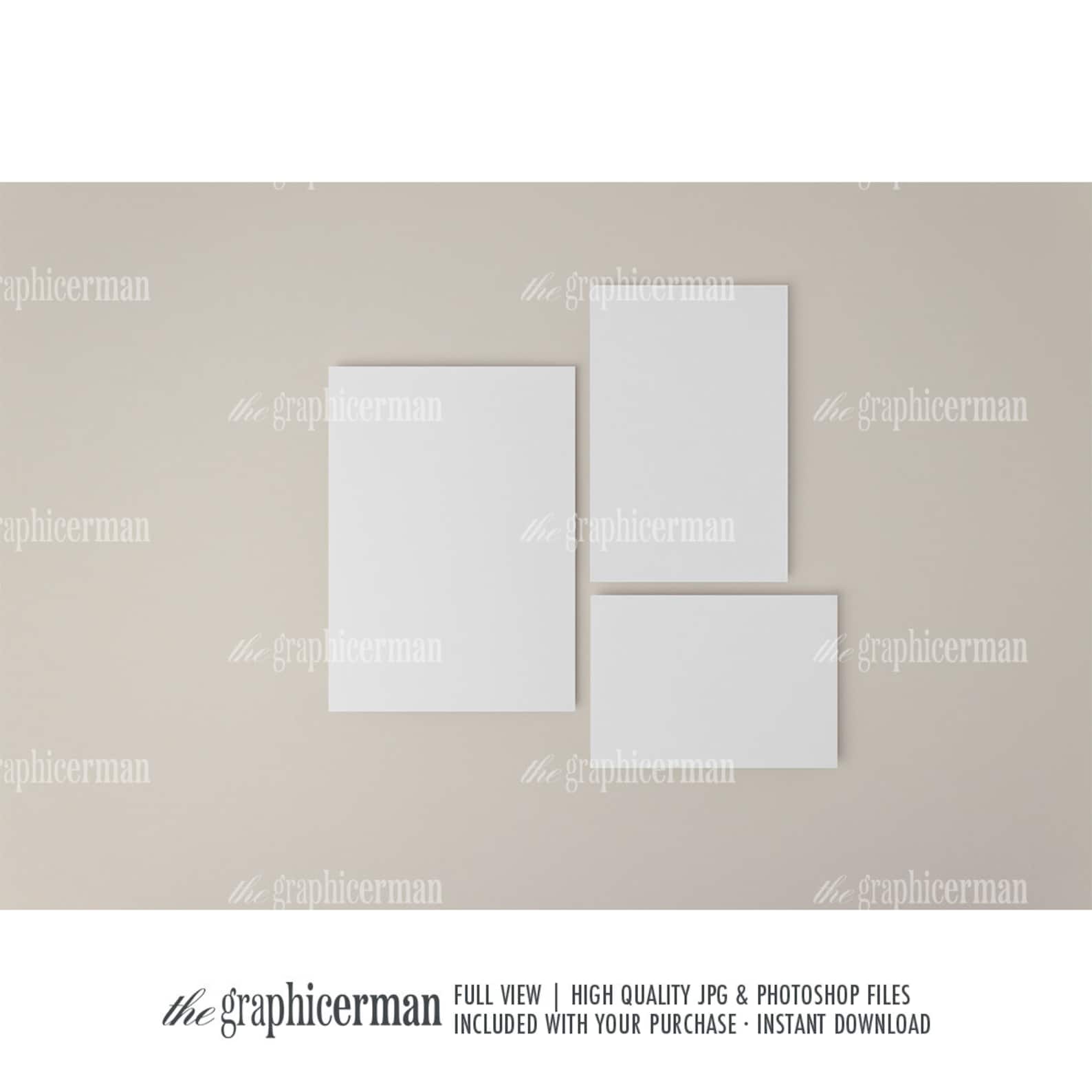 Wedding Invitation Suite Mock Up, Thank You Card Mockup, Invitation ...