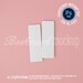 2 Bookmarks Mockup, 2x6 Inch Bookmark Mockup, Smart Object, Minimal ...