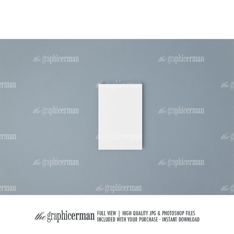 4x6 Greeting Card Mock Up, Thank You Card Mockup, Invitation Mockup ...
