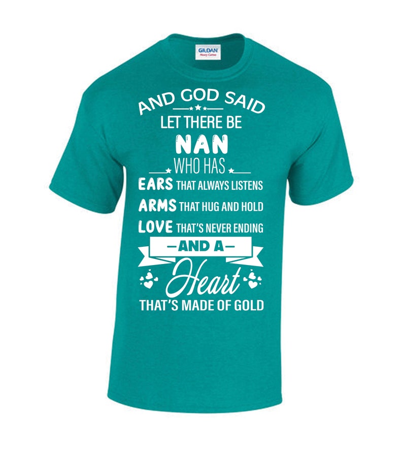 Nan Blessings Shirt Png White and Black - Etsy