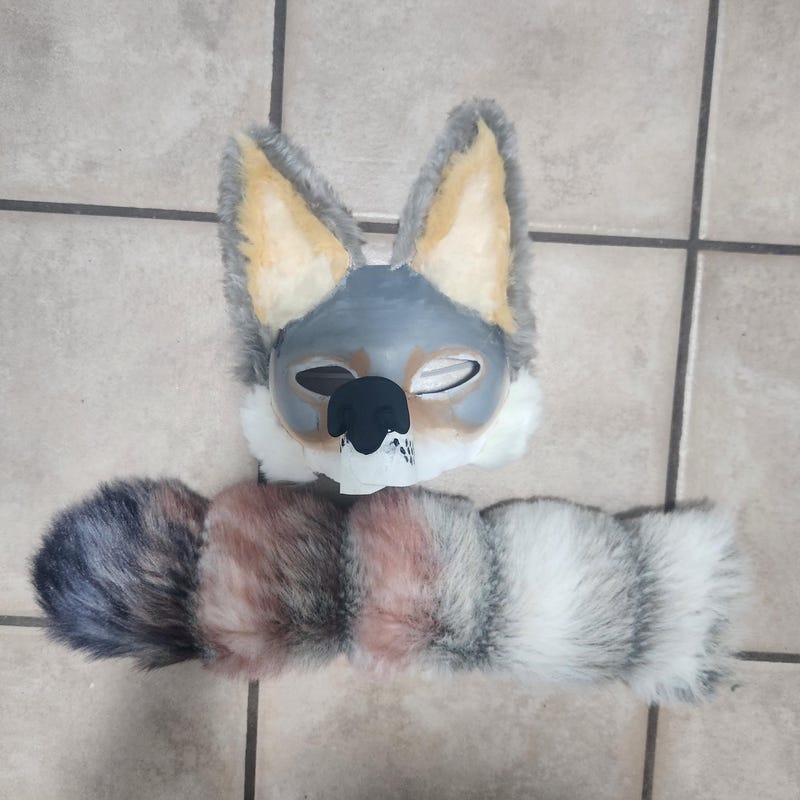 Coyote Therian Mask - Etsy
