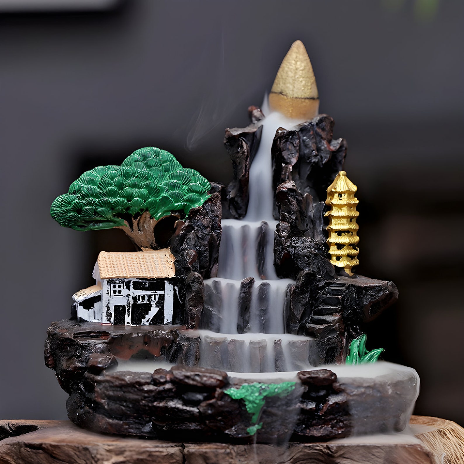 Sky Cliff Waterfall Smoke Aromatherapy Incense Resin Mixed Fragrance - Etsy