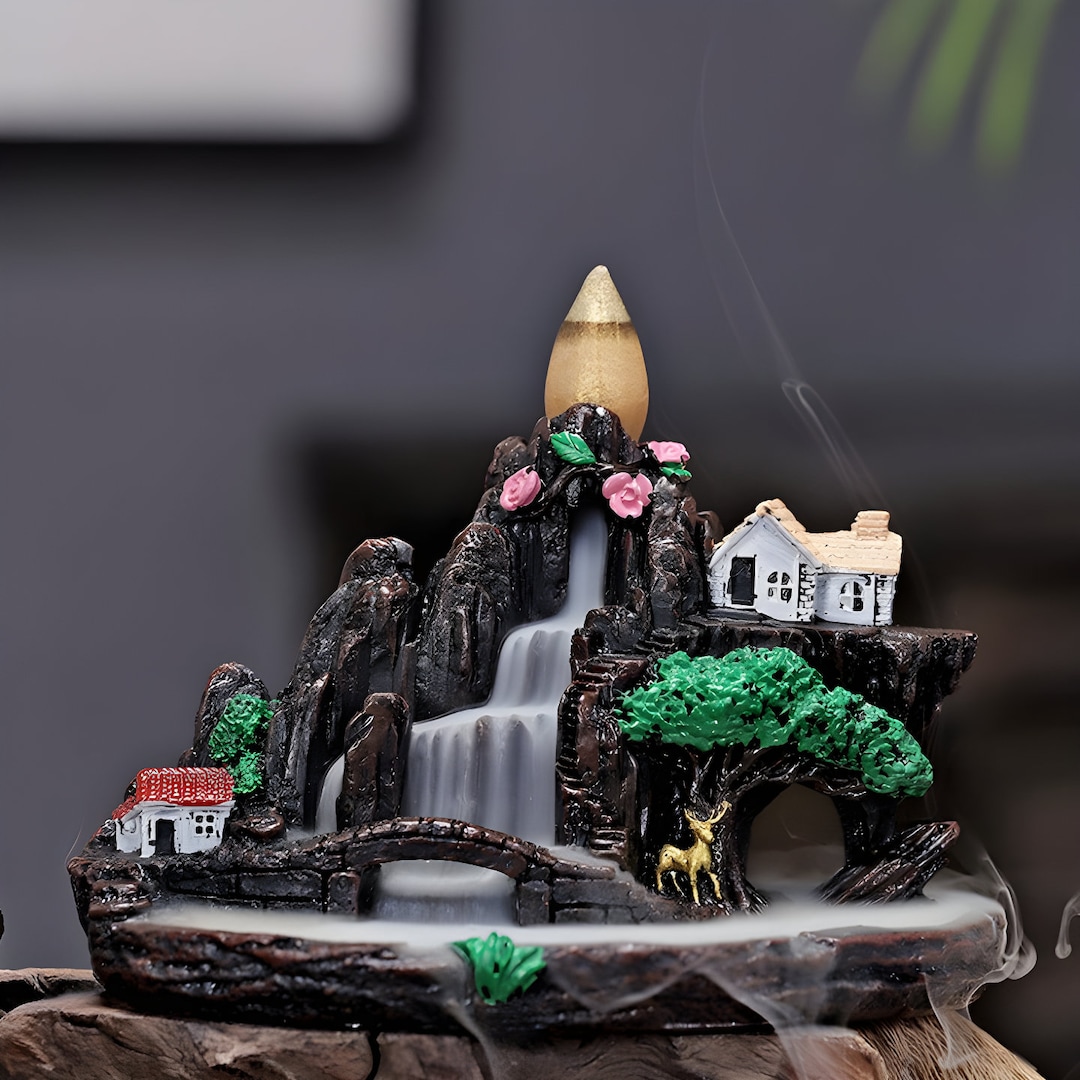 Sky Cliff Waterfall Smoke Aromatherapy Incense Resin Mixed Fragrance - Etsy