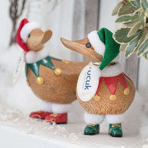 Traditional Christmas Ducky Elves (sold Separately) - Etsy