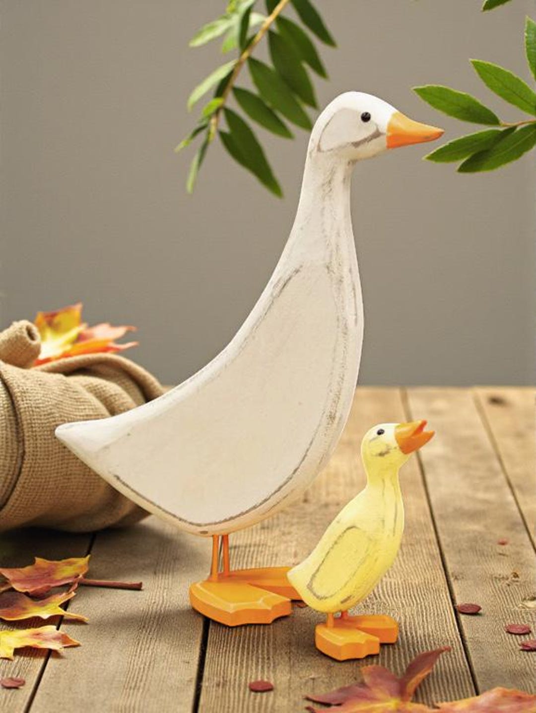 Distressed Carved Wooden Ducks (sold Individually) - Etsy