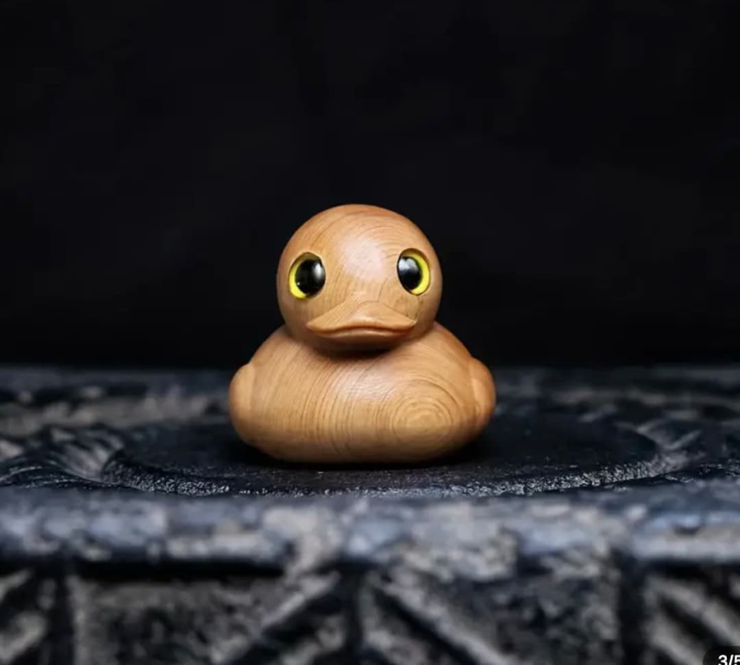 Wooden Rubber Ducky - Etsy