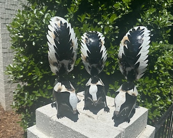 Handmade Metal Stinky Skunk | Yard Art Garden Decor | Artisan Made ...
