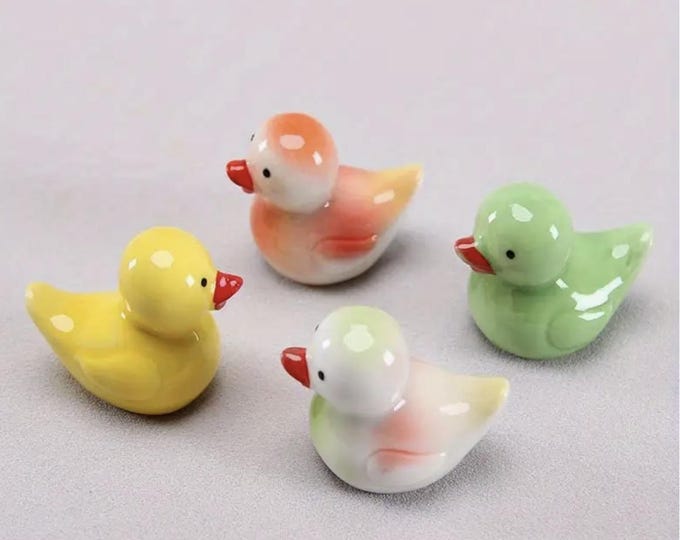 Ceramic Yellow Duck With Artificial Flowers, Baby Shower Arrangement ...