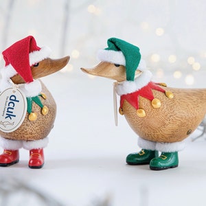 Traditional Christmas Ducky Elves (sold Separately) - Etsy