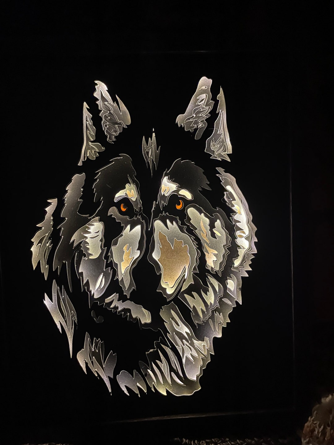 Wolf Face - Etsy