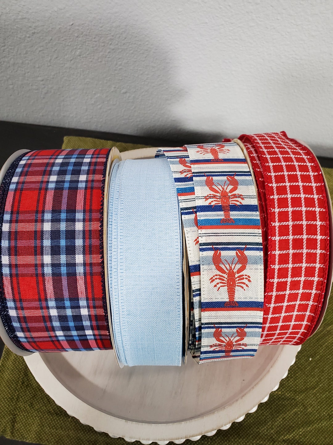 Spring Summer Wired Ribbon, Premium Ribbon Bundles, Wreath Ribbon Kits ...