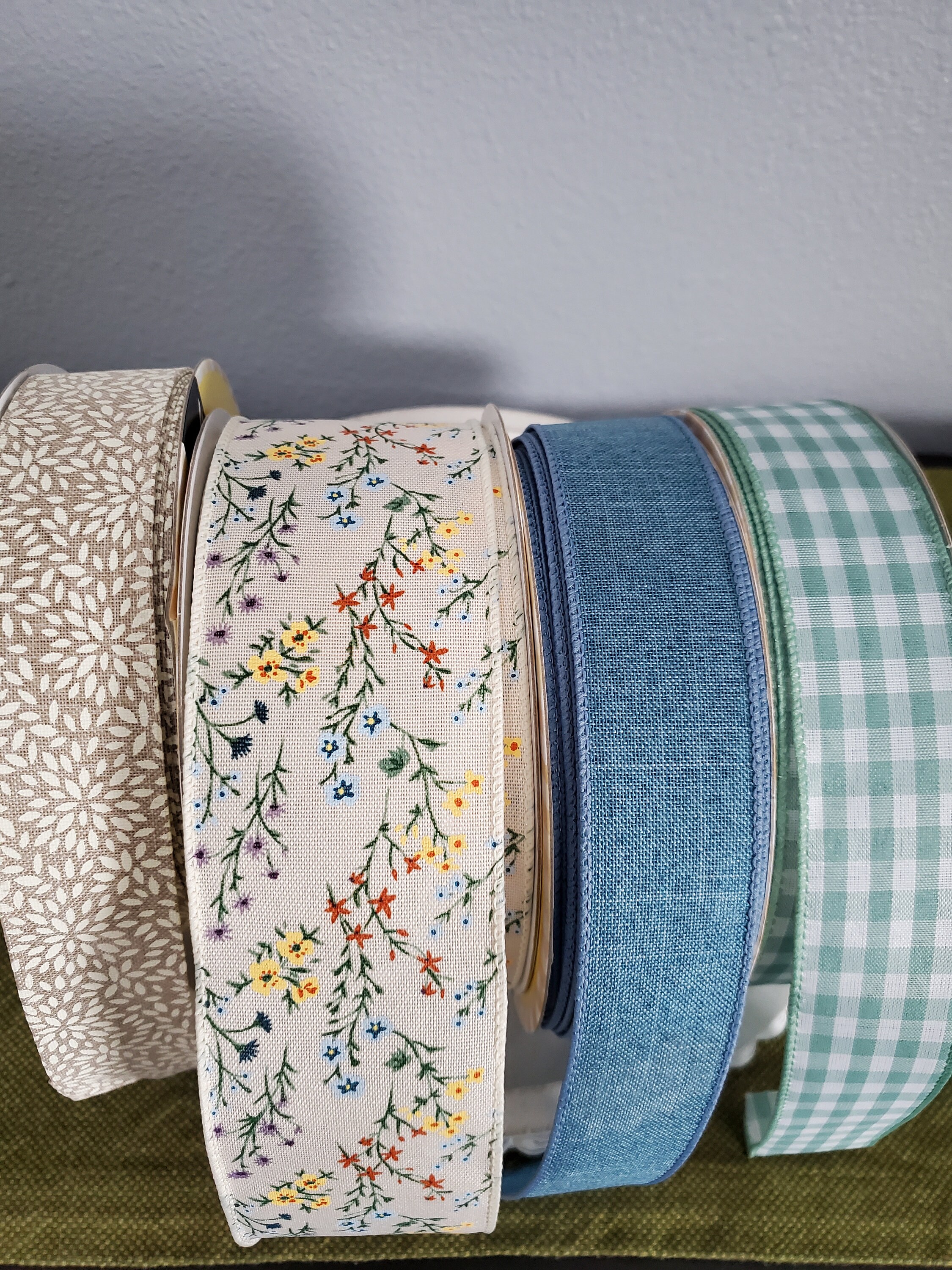 Spring Summer Wired Ribbon, Premium Ribbon Bundles, Wreath Ribbon Kits ...