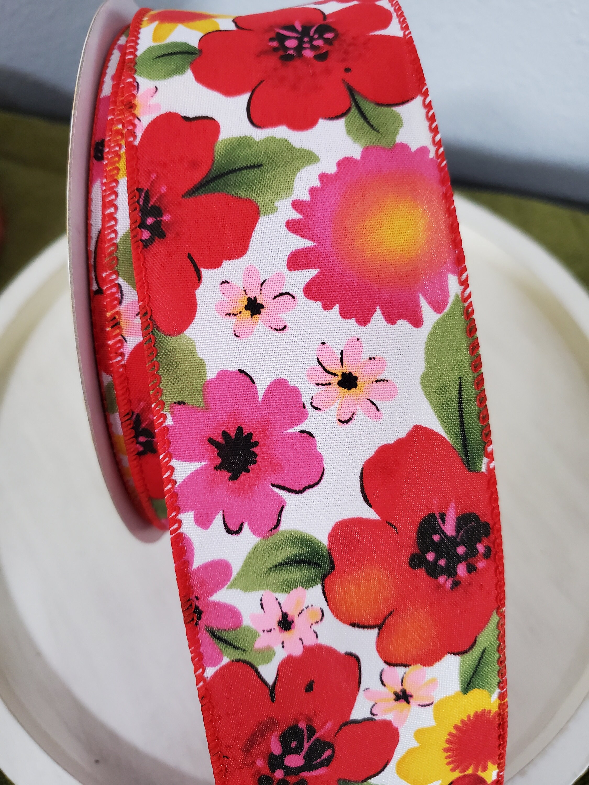 Spring Summer Wired Ribbon, Premium Ribbon Bundles, Wreath Ribbon Kits ...