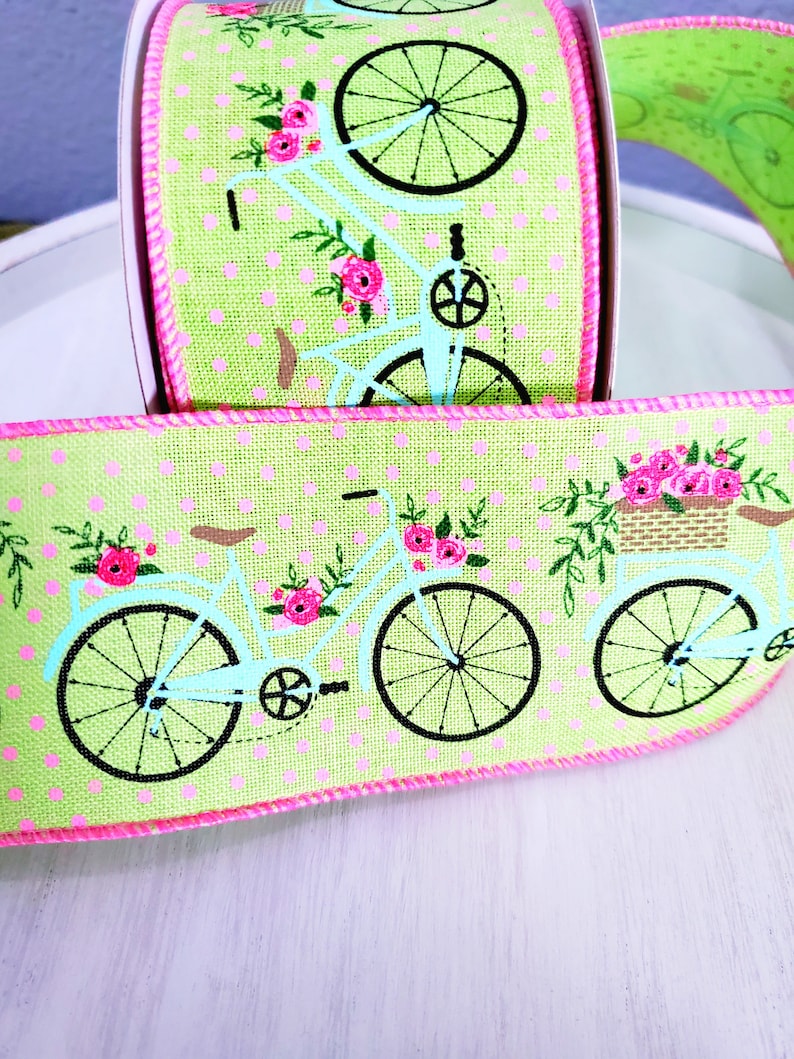 Spring Summer Wired Ribbon, Premium Ribbon Bundles, Wreath Ribbon Kits ...