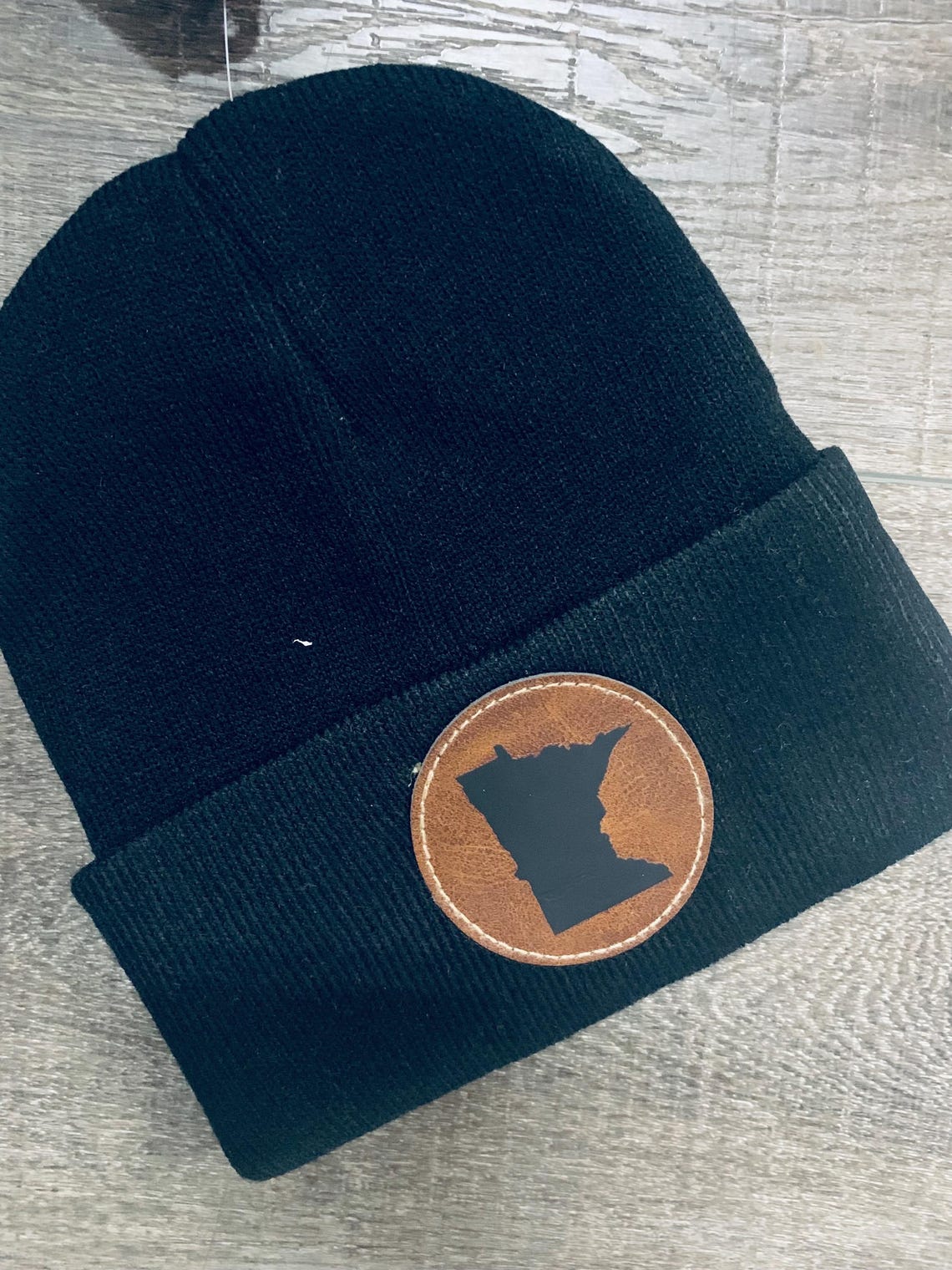 Winter Hat Stocking Hat Minnesota Hat Beanie Hat Knit Warm Leather ...