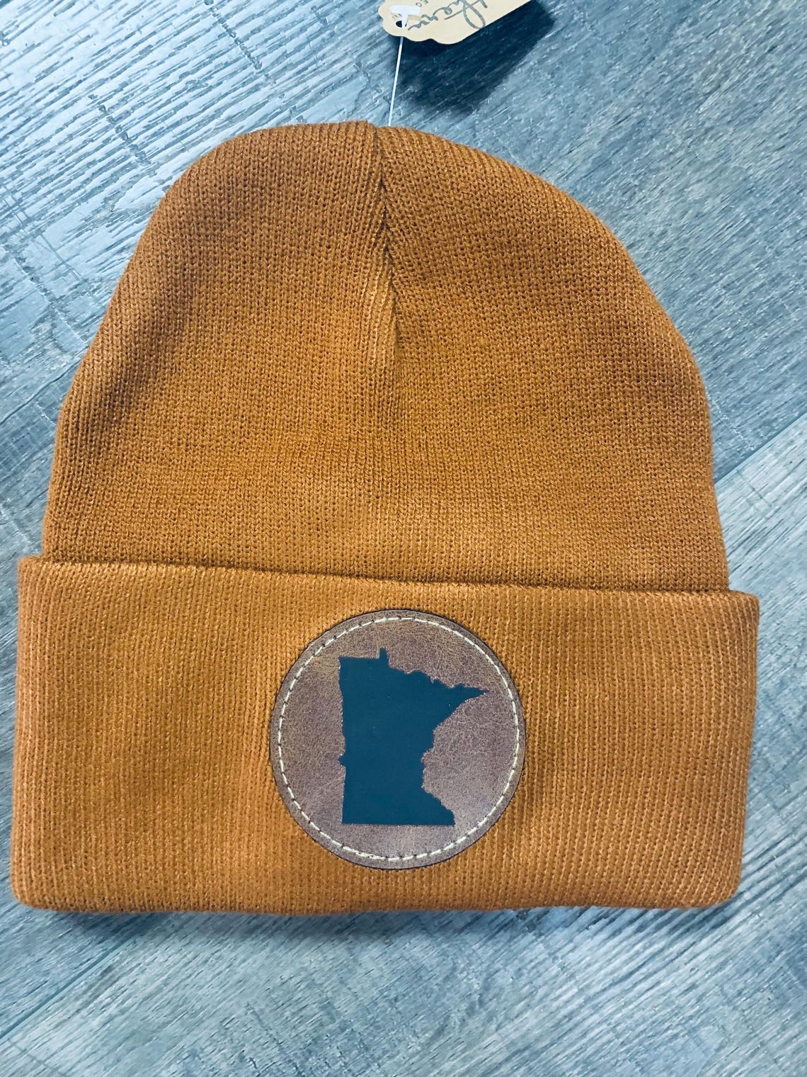 Winter Hat Stocking Hat Minnesota Hat Beanie Hat Knit Warm Leather ...