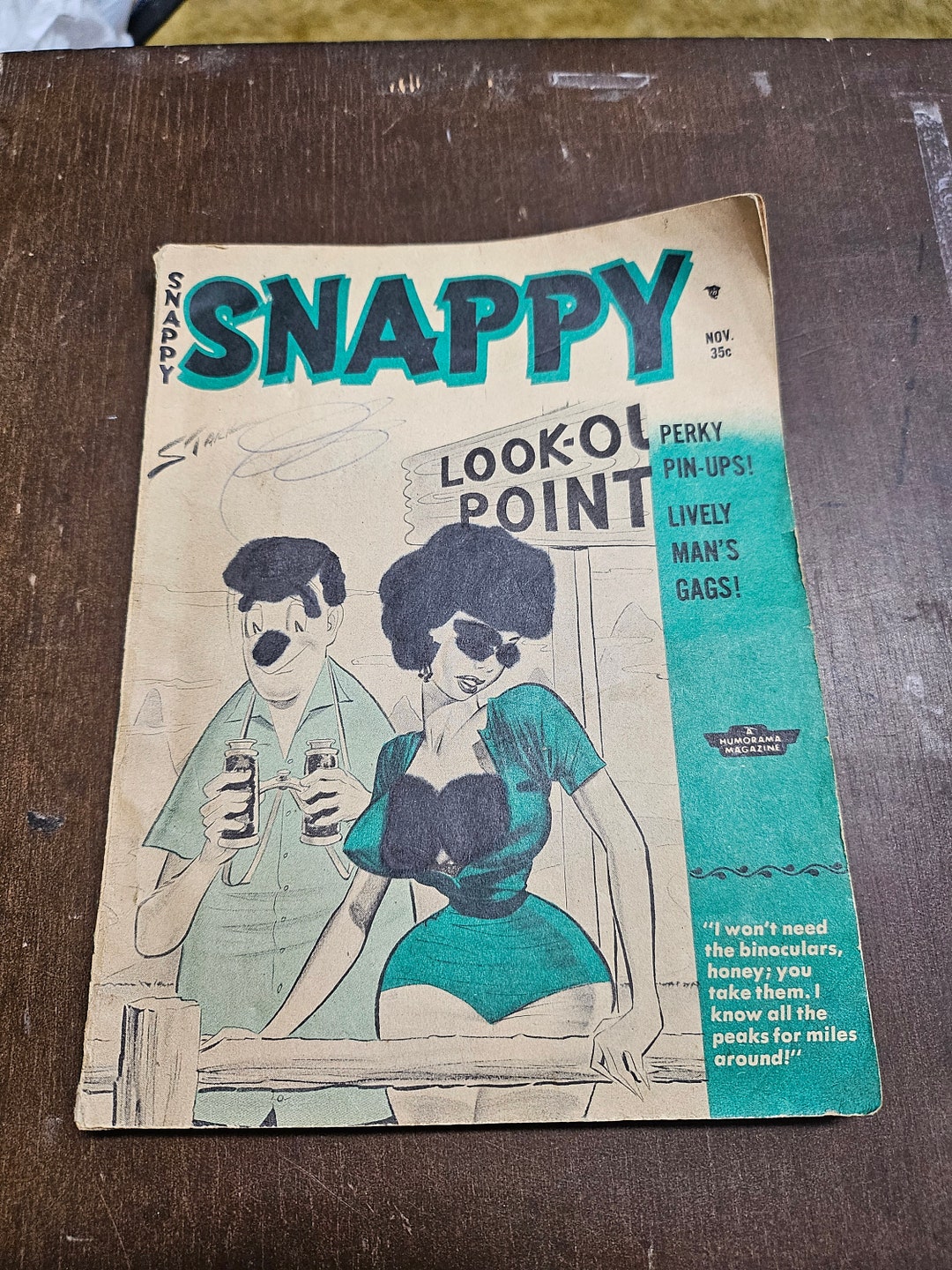 Rare Snappy Perky Pin-ups Magazine, November 1959, Vol. 5 - No. 34 ...
