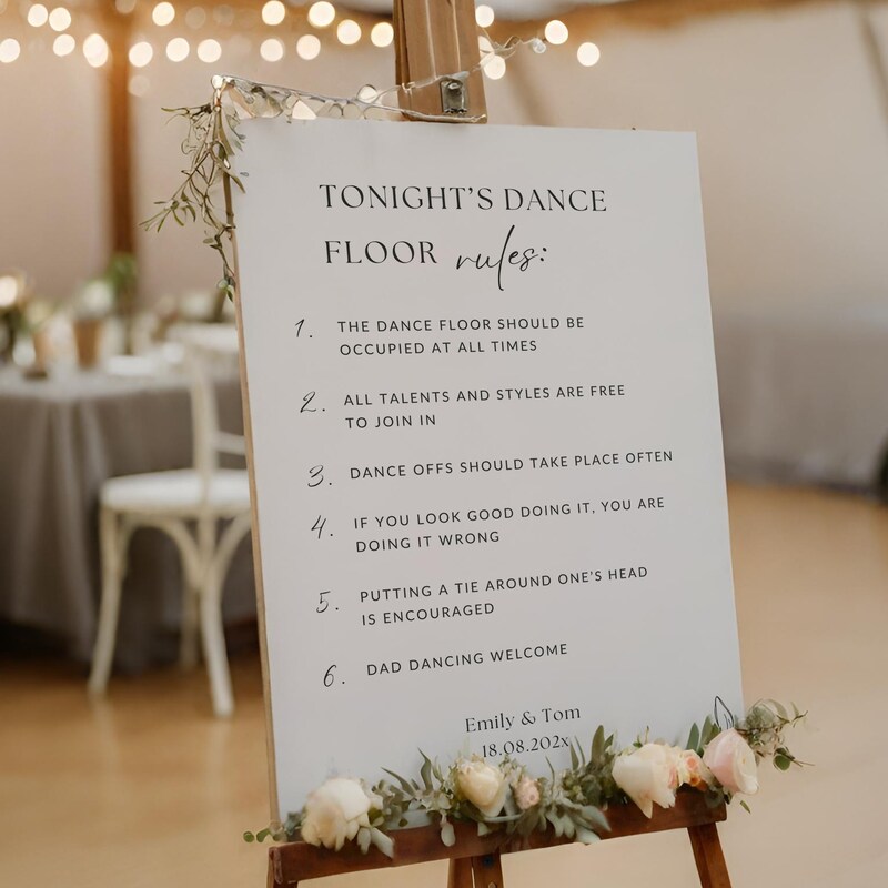 Wedding Dance Floor Props - Etsy