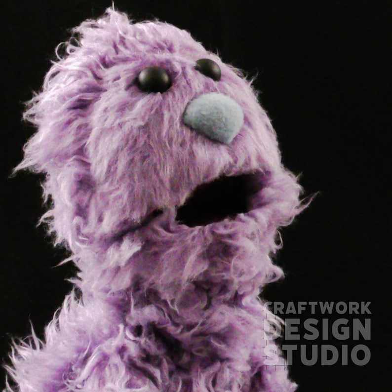 Purple Monster Professional Puppet - Etsy