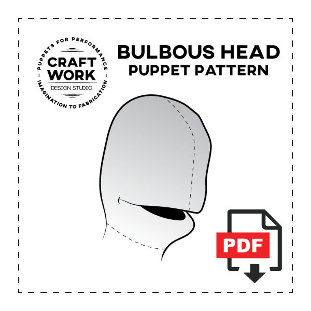 Bulbous Head Puppet Pattern - Etsy