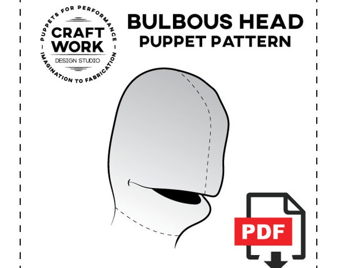 Bulbous Head Puppet Pattern - Etsy