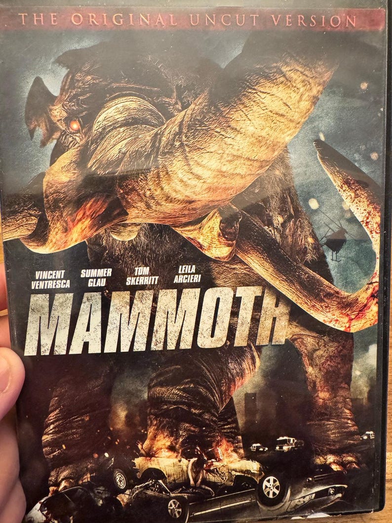 MAMMOTH - BLOCKBUSTER Video Backer Card 5"x8" - Etsy