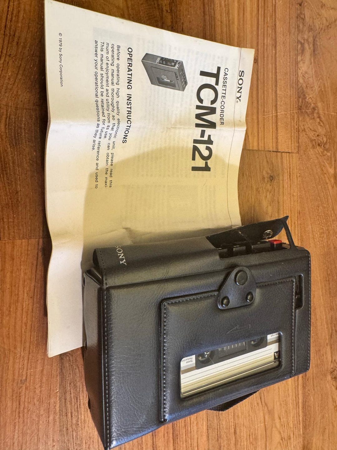 Sony TCM-121 Tape Cassette Recorder and Manual - Etsy