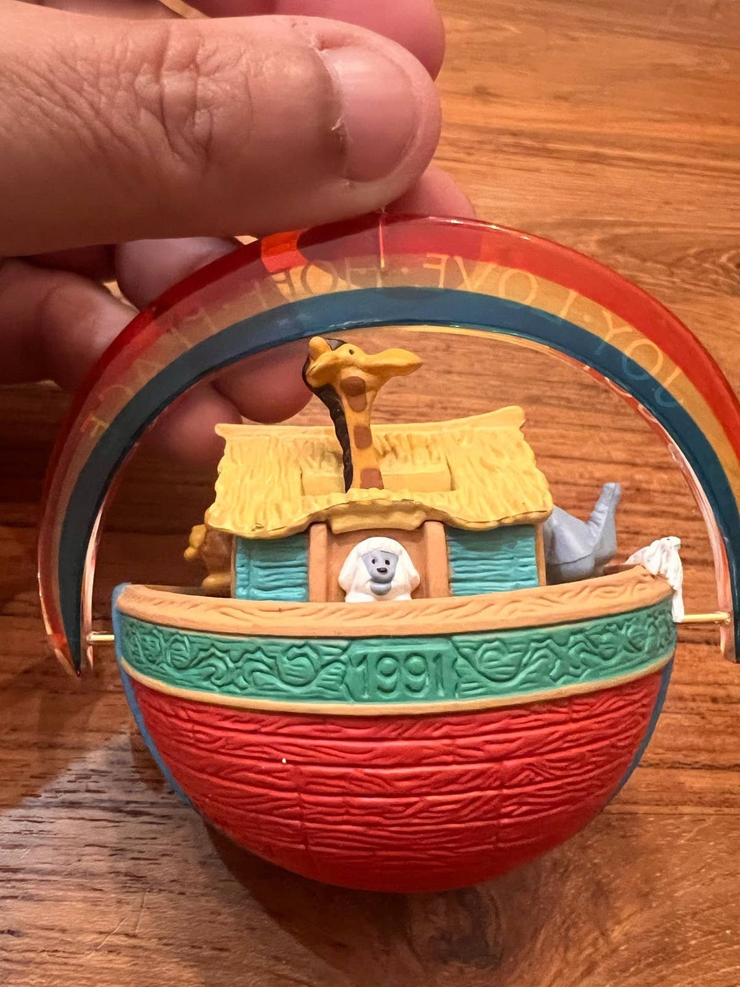 Vintage Hallmark Noah’s Ark Ornament - Etsy