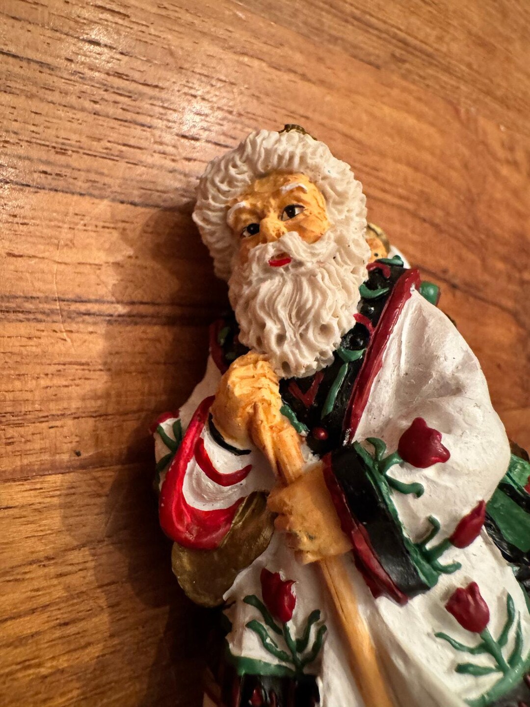 Hungarian Mikulus Christmas Village Display Old World Santa Figurine ...