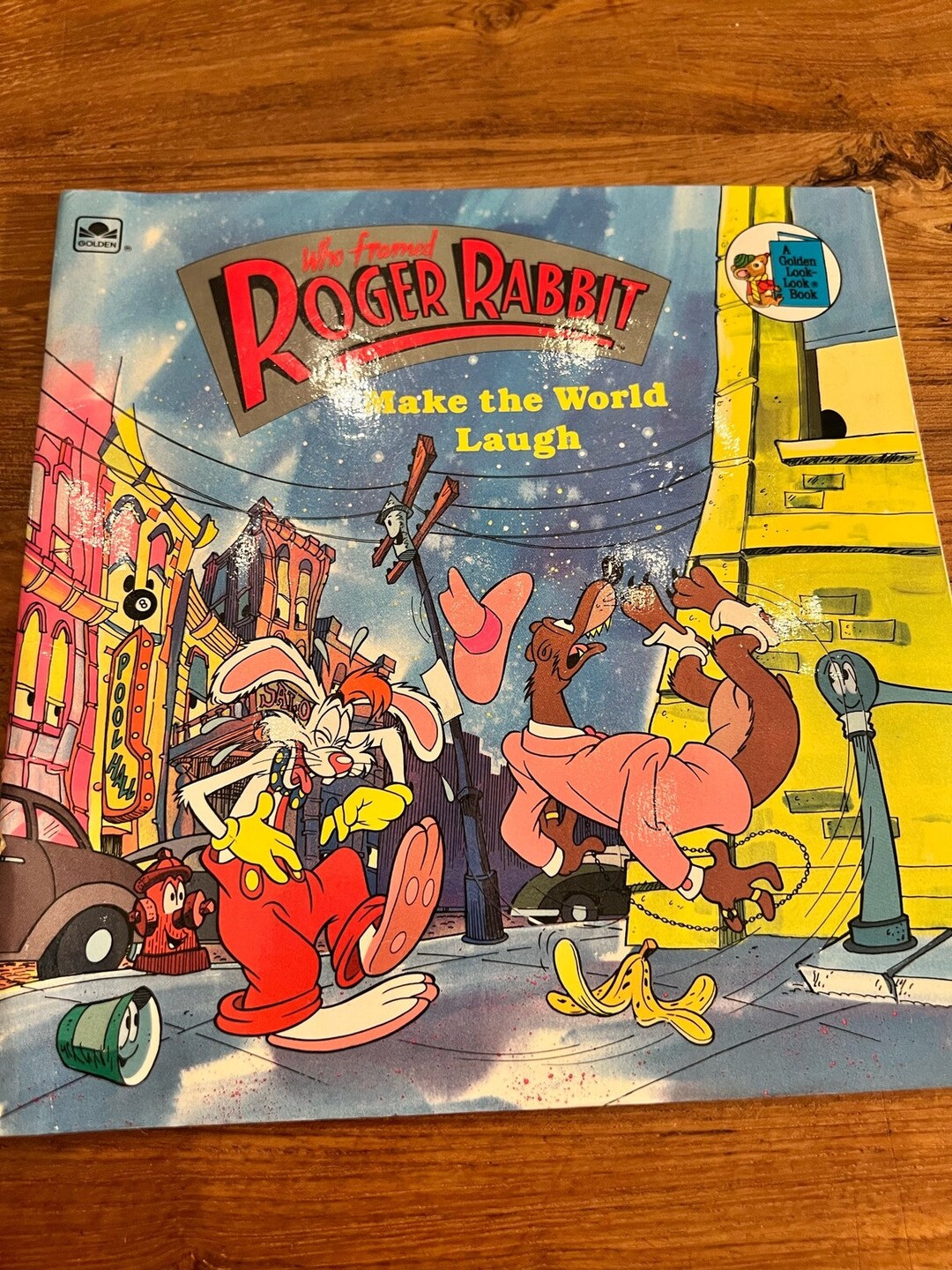 Disney Co. Who Framed Roger Rabbit Make the World Laugh Book 1988 ...