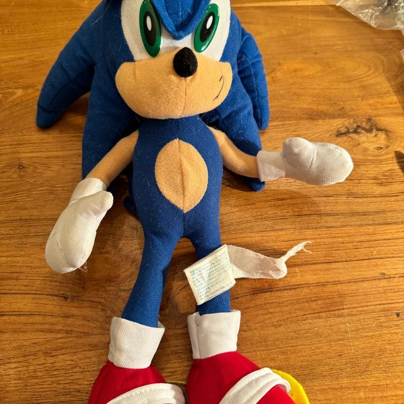 Shin Sonic Plush - Etsy UK