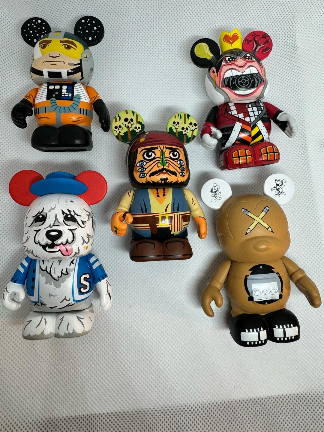Lot of 5 Disney Parks Vinylmation Artists Art - Etsy Japan