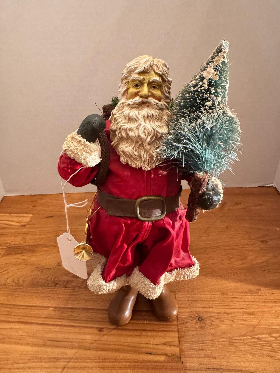 Possible Dreams Santa Holding A Christmas Tree 1990 - Etsy