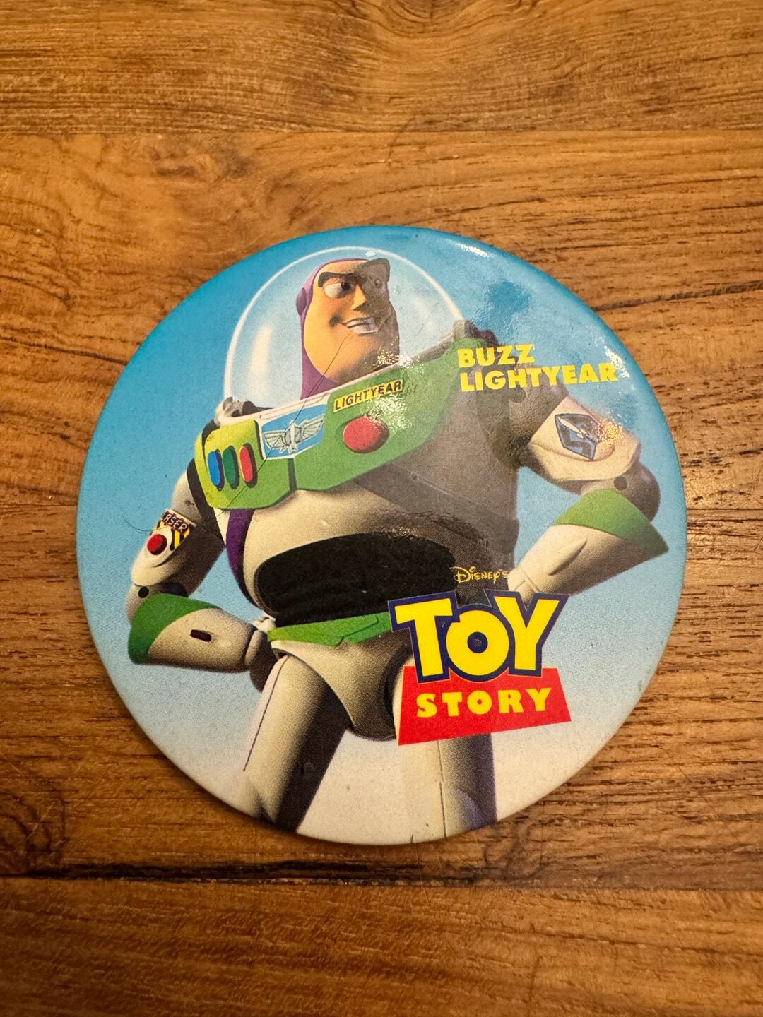 Toy Story Promo Pin Badge/button - Buzz Lightyear - 3 Inches - Etsy