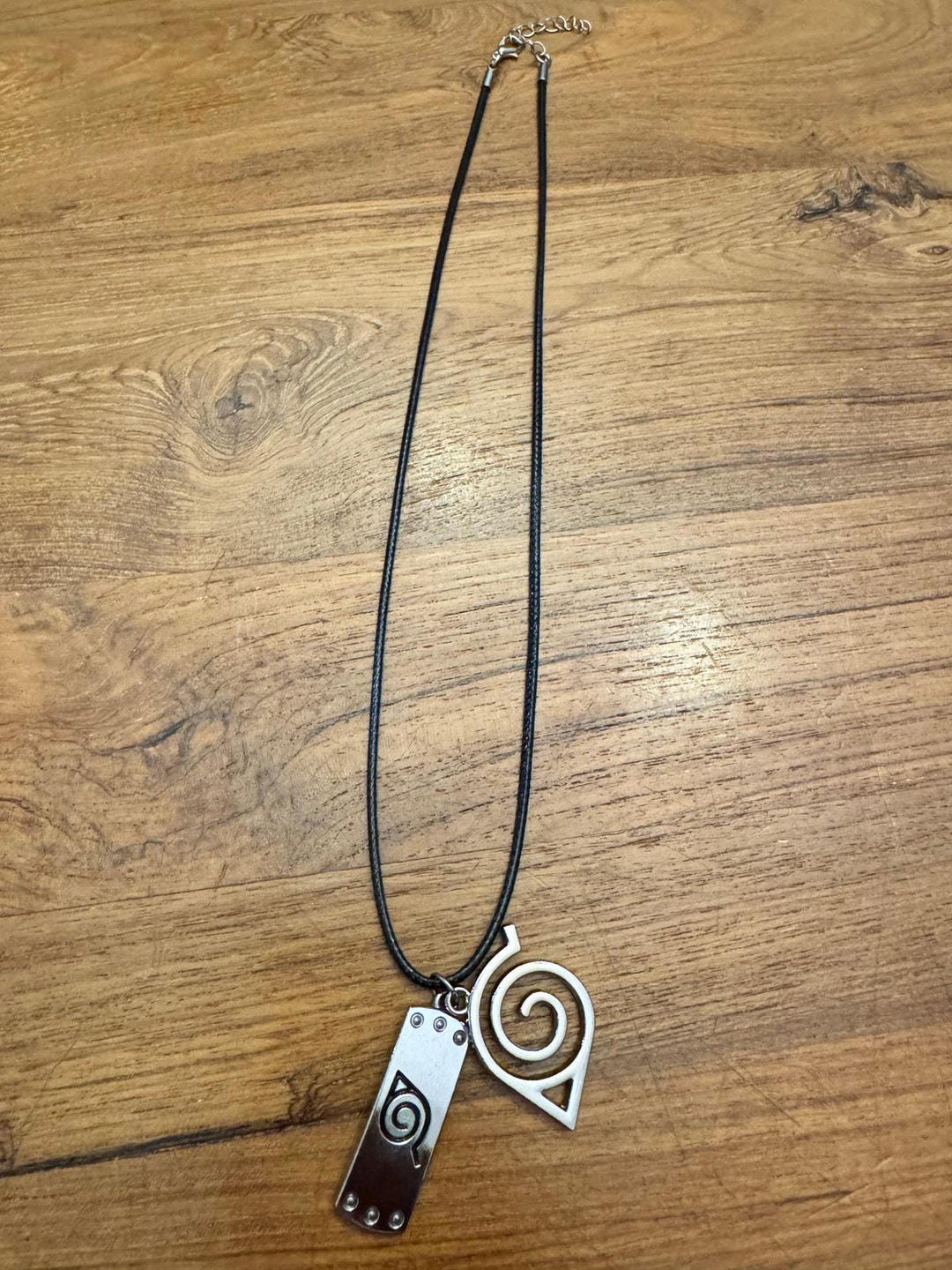 Naruto Konoha Logo Necklace Cosplay Costume Accessories Anime Metal ...