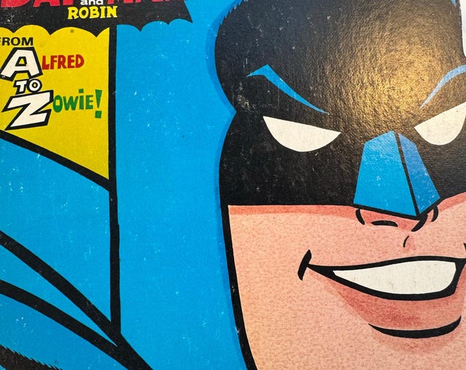 Vintage 1966 Batman and Robin "from Alfred to Zowie!" Mask Book - Etsy