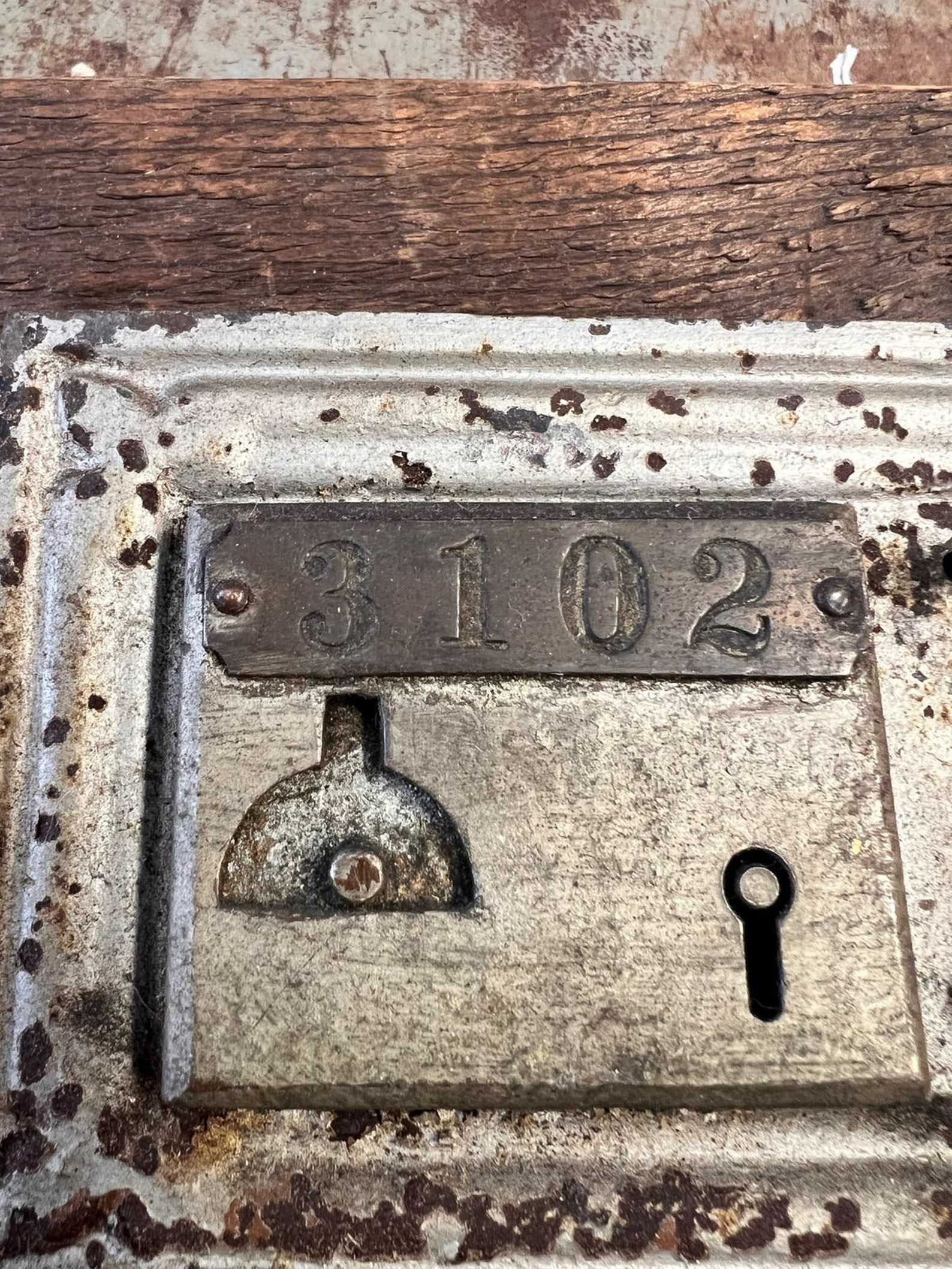 Vintage Lock on Reclaimed Wood - Etsy