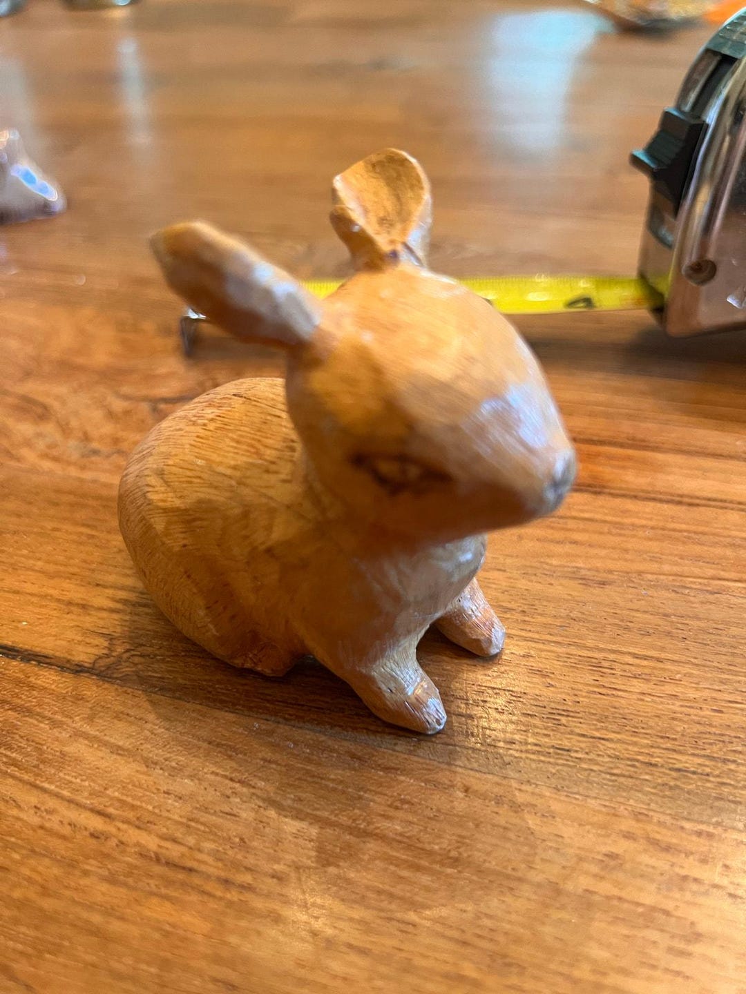 Carved Wooden Rabbit Handmade Home Decor - Etsy