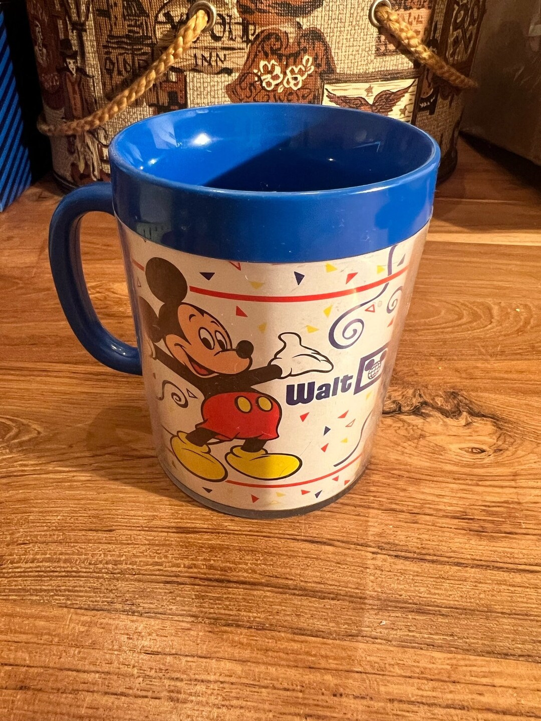 Vintage Disney World 15 Year Mug Cup Mickey Mouse & Castle Logo Unused ...