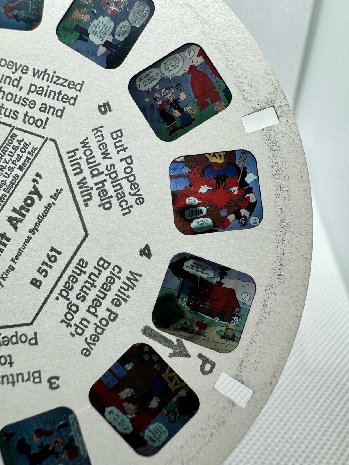 Viewmaster Vintage Popeyes Reels Set of 3 - Etsy