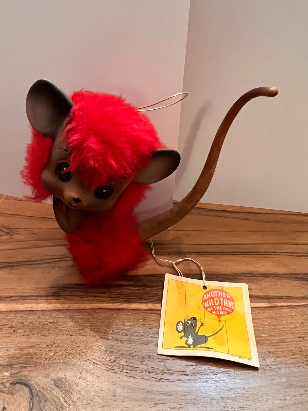 Nibbles Plush Fur Plastic Mouse Made by Kamar Japan 1970 New With Tag ...