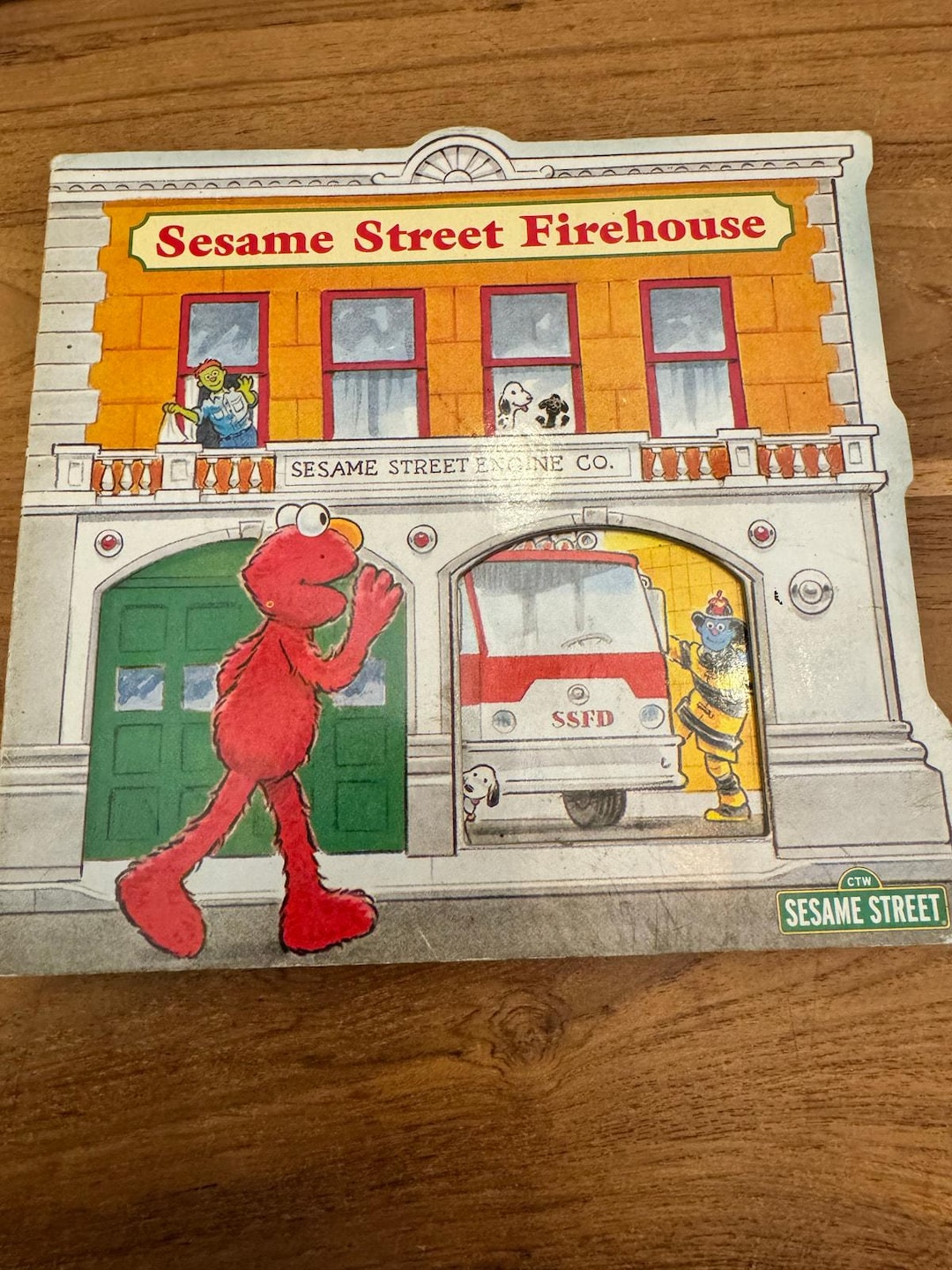 Sesame Street Firehouse Board Book 1990s - Etsy