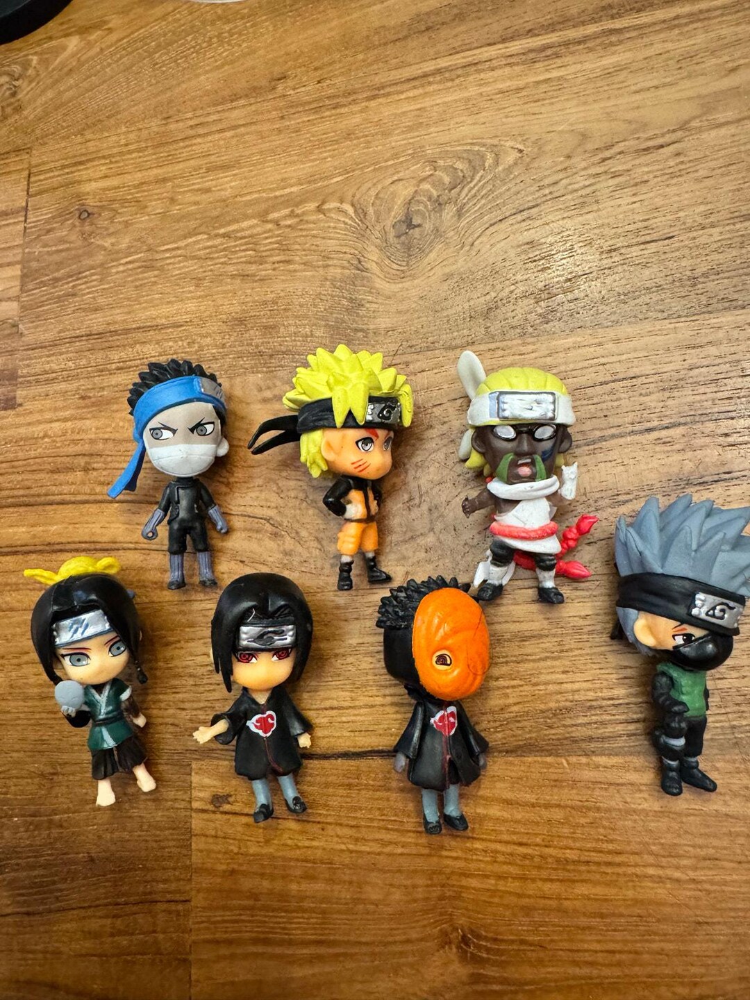 7 Naruto Cake Toppers Toys Figures Kids Birthday Present Decoration ...