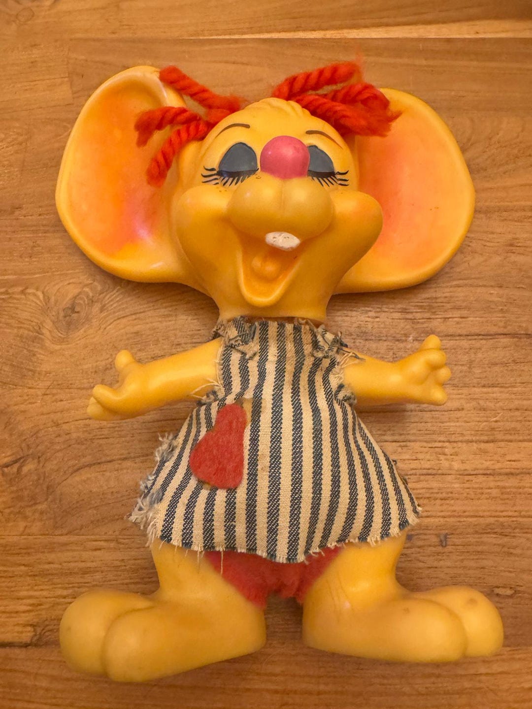 Vintage Huron Products Hard Plastic Big Ear Hillbilly Mouse Bank, 1970 ...