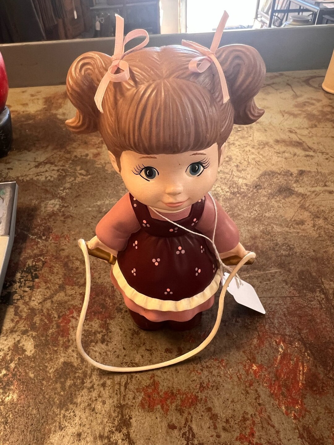 Dona's Ceramic Sweet Tot Girl With Jump Rope - Etsy