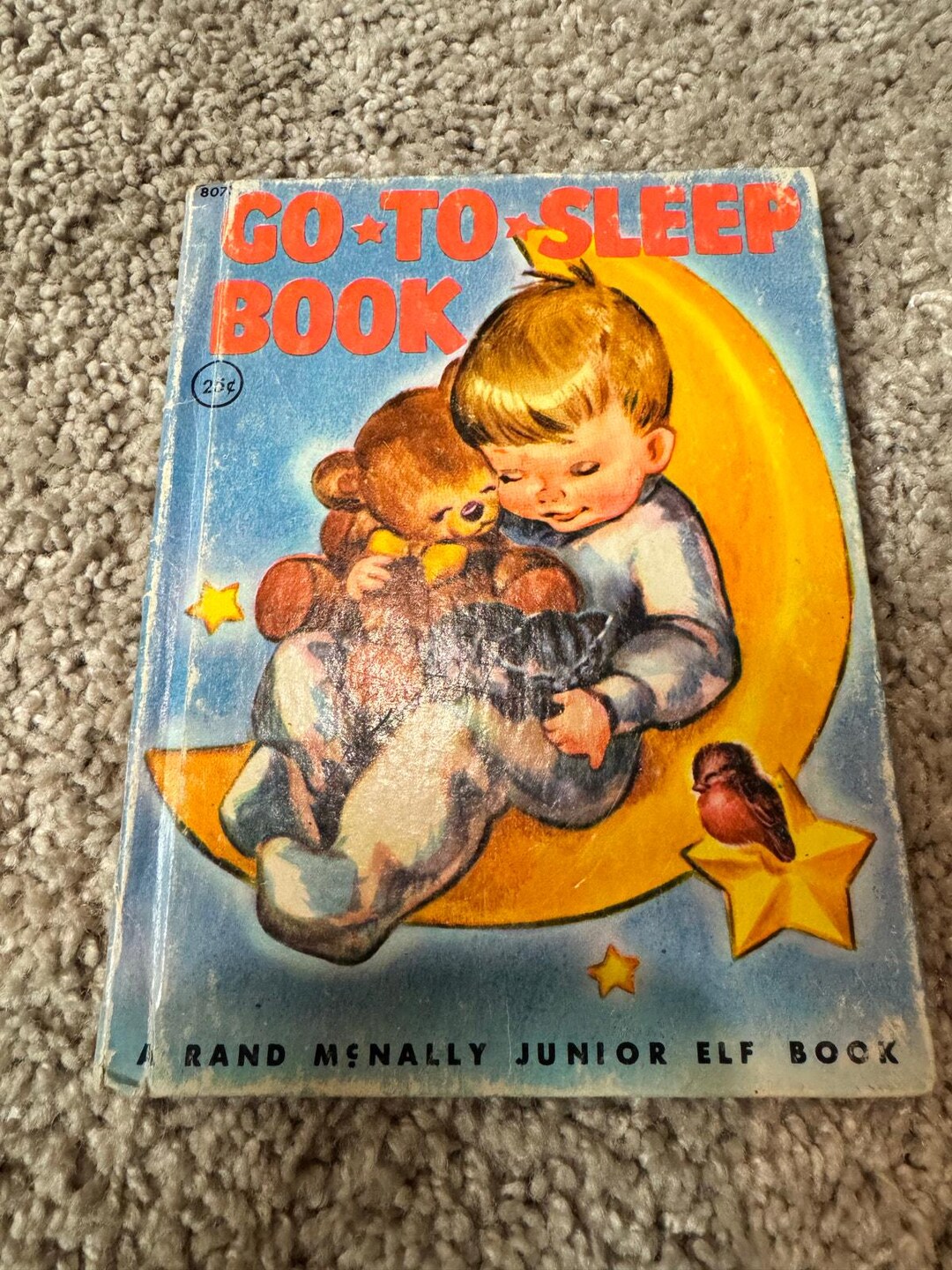 Vintage Go to Sleep Book 1949 Rand Mcnally Junior Elf - Etsy