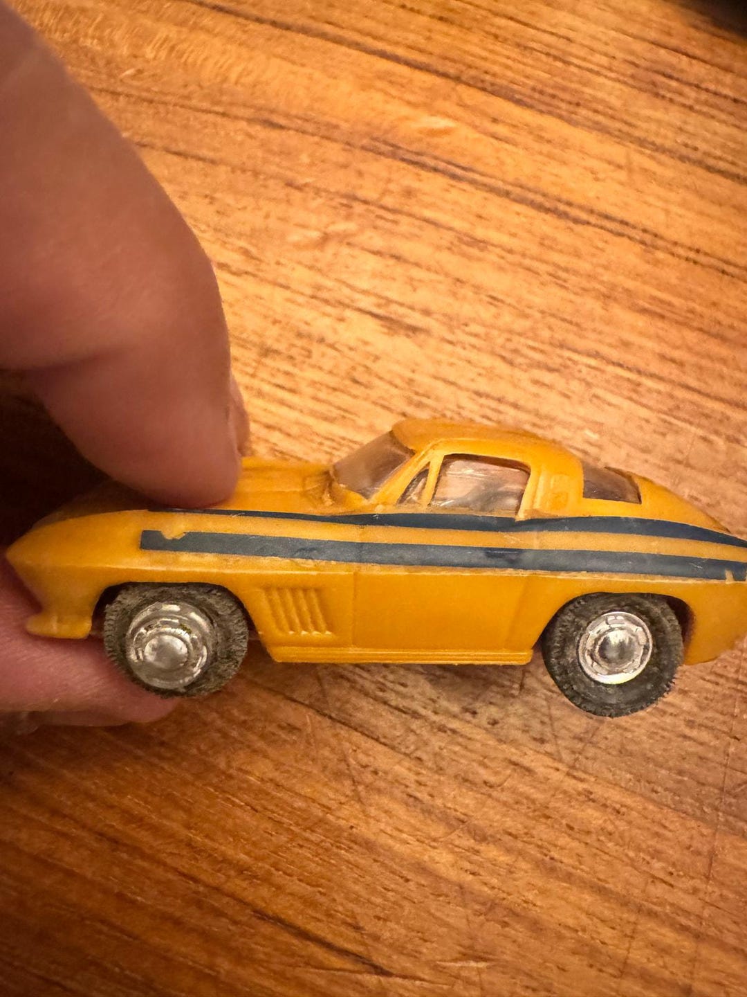 Vintage Mini LINDBERG CORVETTE Stingray NO 3 Scale 1/64 Plastic Toy Car ...