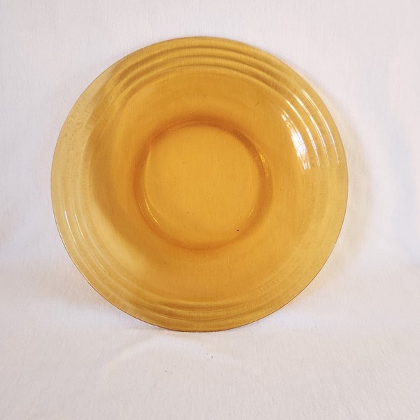 Amber Glass Plates - Etsy