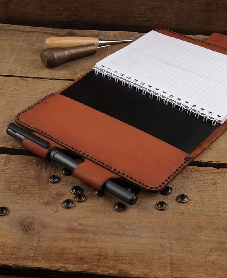 Personalized Leather Notebook Cover: Add a Touch of Elegance to Your ...