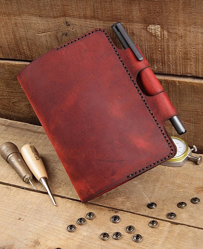 Personalized Leather Notebook Cover: Add a Touch of Elegance to Your ...